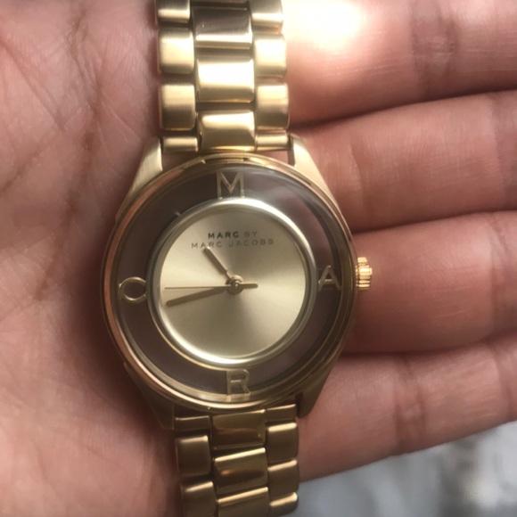 Marc By Marc Jacobs | Accessories | Marc Jacobs Goldclear Watch | Poshmark